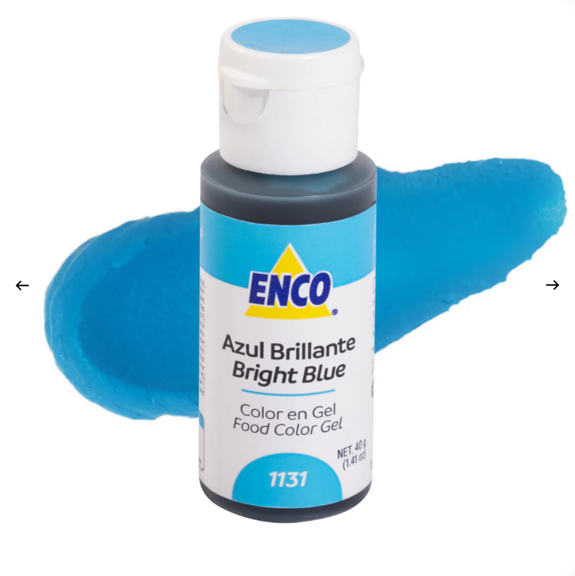 ENCO Bright Blue Gel Coloring 1.4oz – Sweet Life Cake Supply